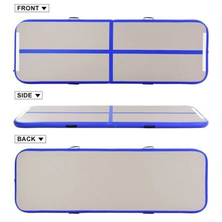 Home Gymnastics Inflatable Airtrack Mini Mat 1x06m Trampoline With ...