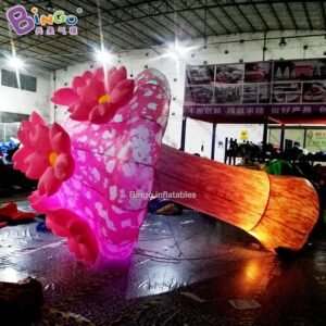4m High Led Mushroom Flowers Inflatable Toy For Kids 13 Feet ...