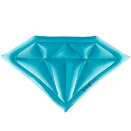 Sky Blue Giant Diamond Inflatable Pool Float 180cm Swim Ring Air ...