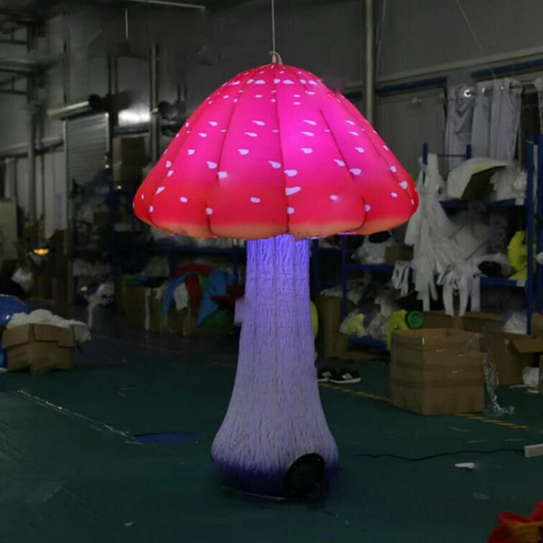 Outdoor Led Illuminated Giant Inflatable Mushroom For Festive Party ...