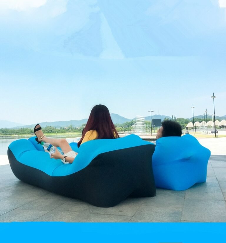 Quality Inflatable Outdoor Sofa Bed Sleeping Bag 240x70cm Beach Ready ...