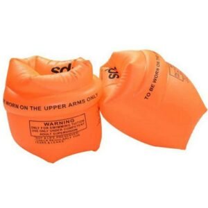 2pcs Inflatable Swimming Arm Rings Yellow Pvc Adultchild Swim Floaties ...