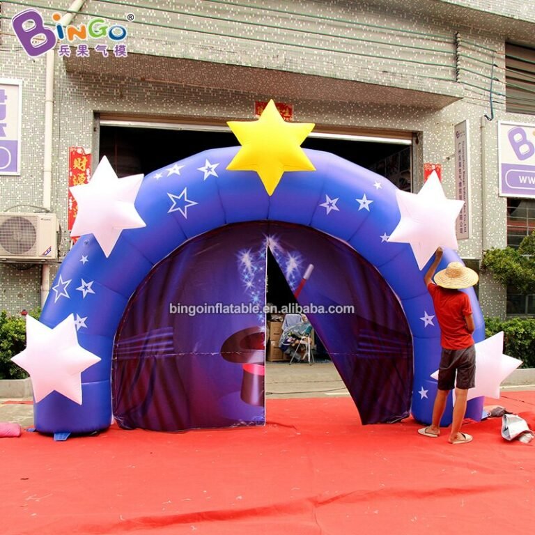5x3m Inflatable Star Archway Stage Balloon With Builtin Fan For Kids ...