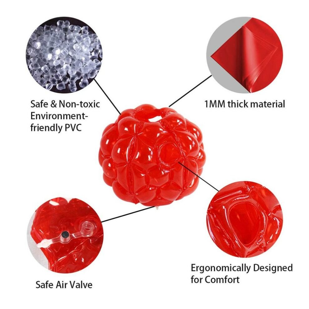 Kids Friendly Outdoor Inflatable Bumper Bubble Collision Balls 60cm ...