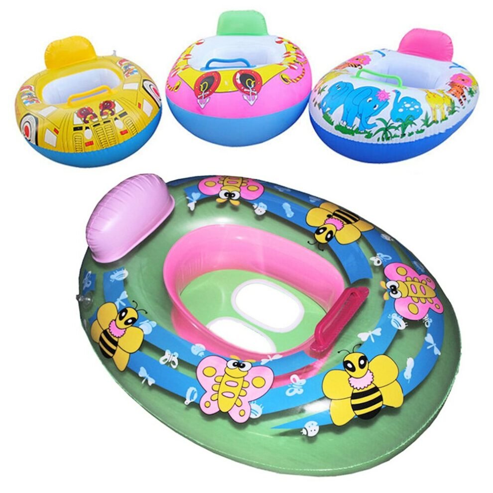 Inflatable Kids Swim Ring Pool Float Aid Baby Seat 25 Years ...