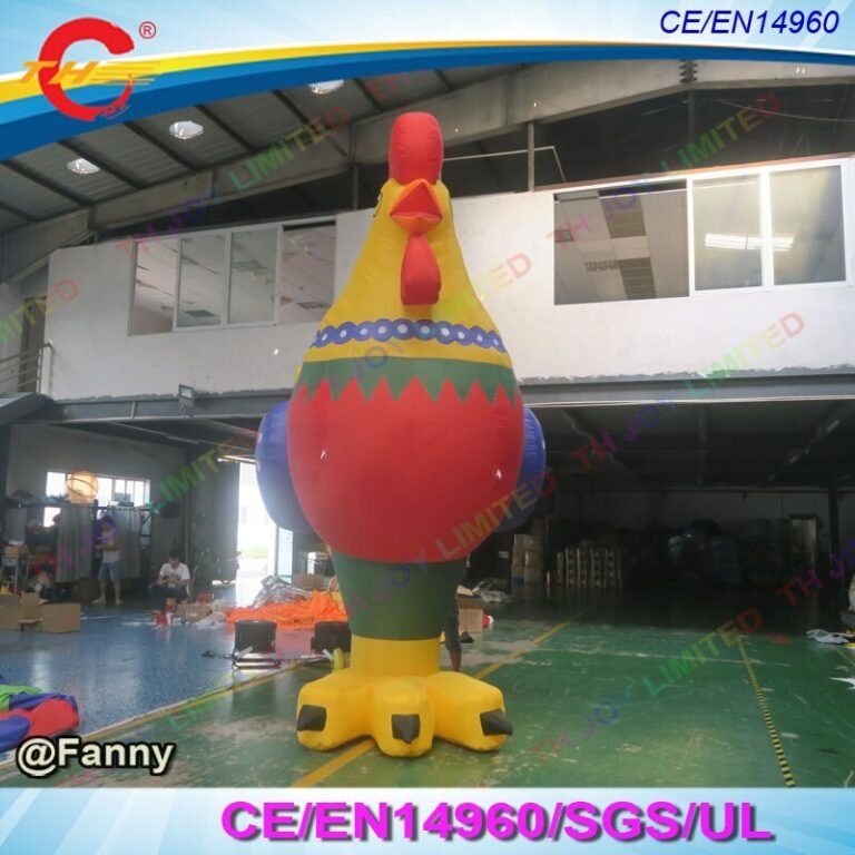 6mh Design Giant Outdoor Inflatable Advertising Rooster Chicken Balloon ...