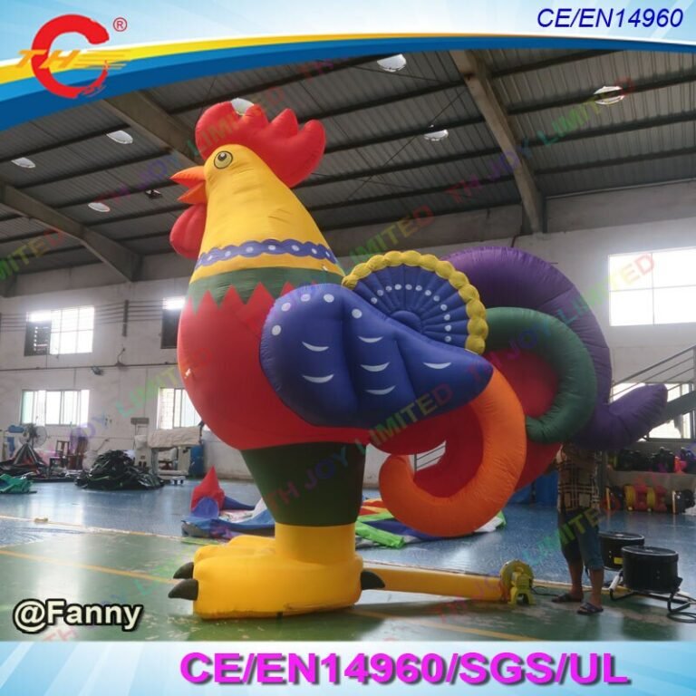 6mh Design Giant Outdoor Inflatable Advertising Rooster Chicken Balloon ...