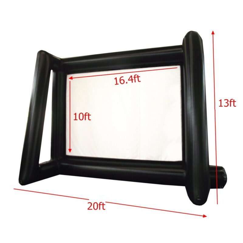 Outdoor Inflatable 6x4m Home Cinema Projector Screen With Blower Fan ...