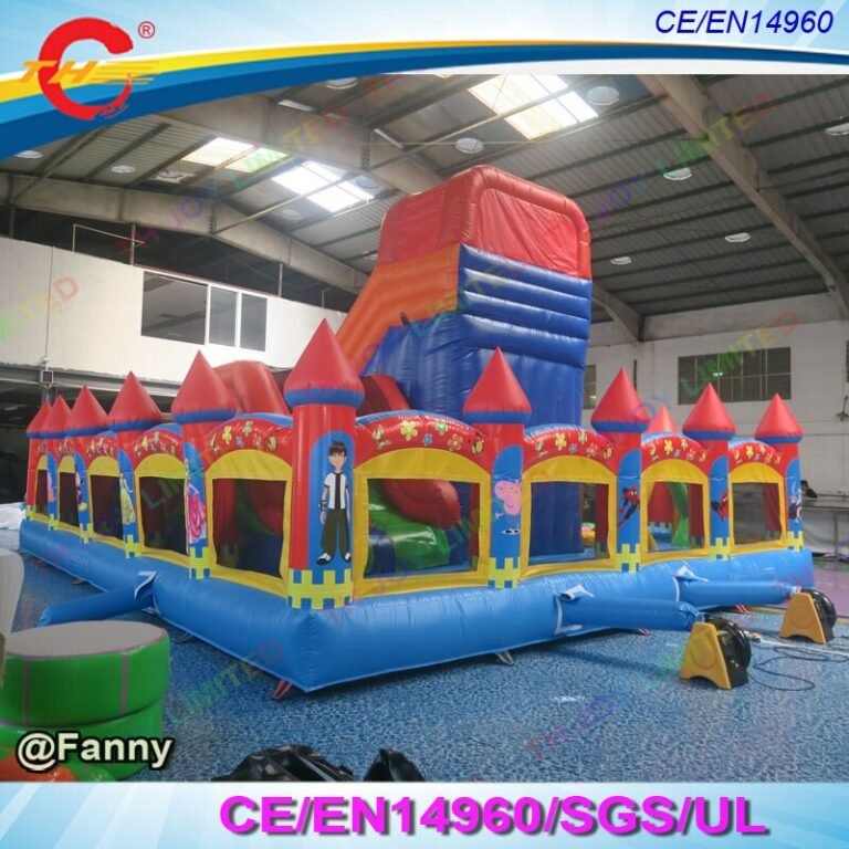 Commercial Grade Giant Inflatable Bouncer Slide Combo Playground 5x7m ...