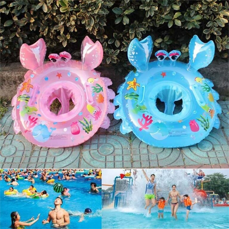Crab Seat Infant Swimming Float Ring Inflatable Toddler Pool Accessory ...