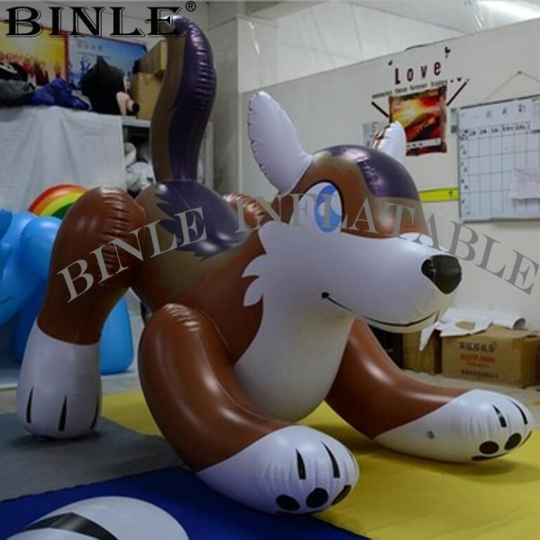 Giant Custom Inflatable Wolf Toy Airsealed Pvc For Outdoor Advertising ...