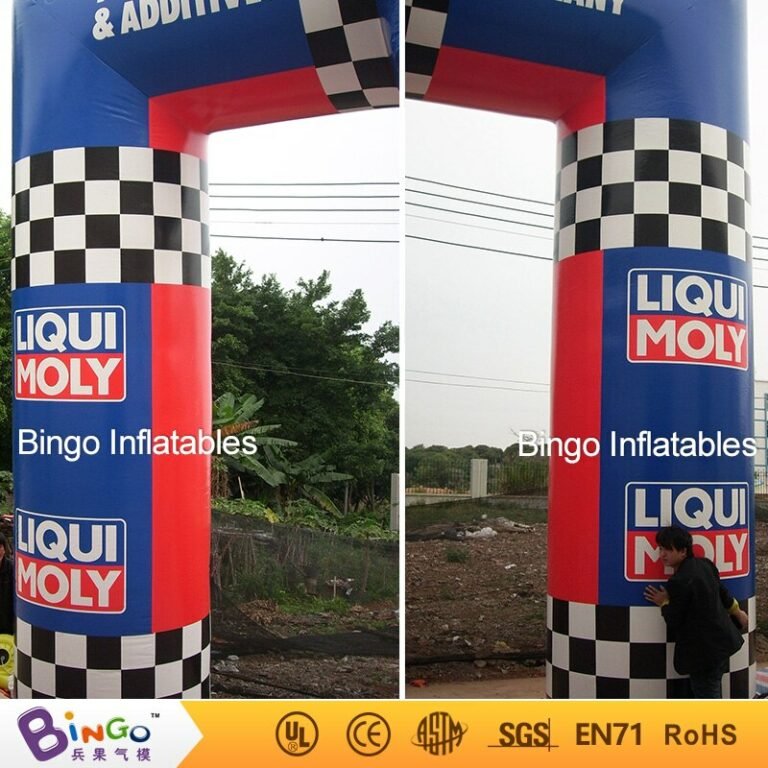 Customized Inflatable Race Archway 7x8m Startfinish Line Motor Racing ...