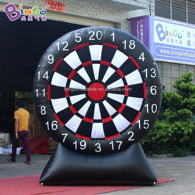 Outdoor Giant Inflatable Dart Board Game 25x3m With Sticky Dart Toys ...