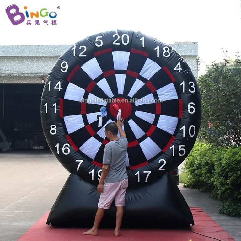 Outdoor Giant Inflatable Dart Board Game 25x3m With Sticky Dart Toys ...