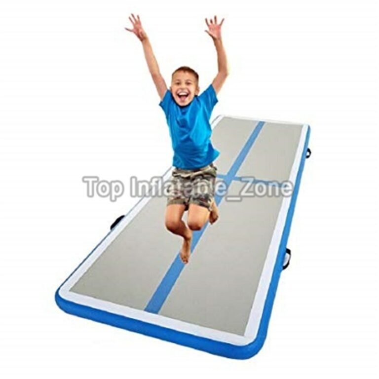 4x1m Home Gymnastics Inflatable Tumbling Track Mat With Air Pump ...