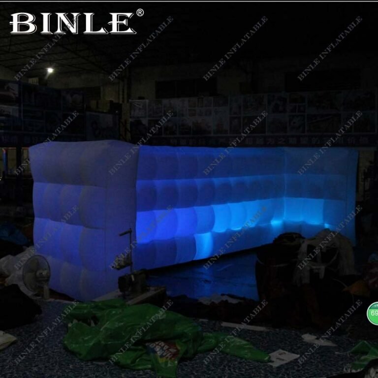 8m Square Inflatable Led Photo Booth Wall For Exhibitions Events ...