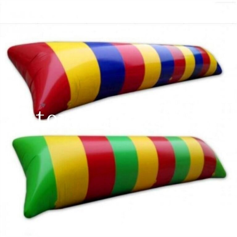 6x3m Inflatable Water Blob Trampoline Floating Bed Jumping Bouncing ...