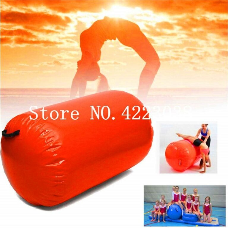 Inflatable Gymnastics Air Roller 80cm With Electric Pump For Exercise ...