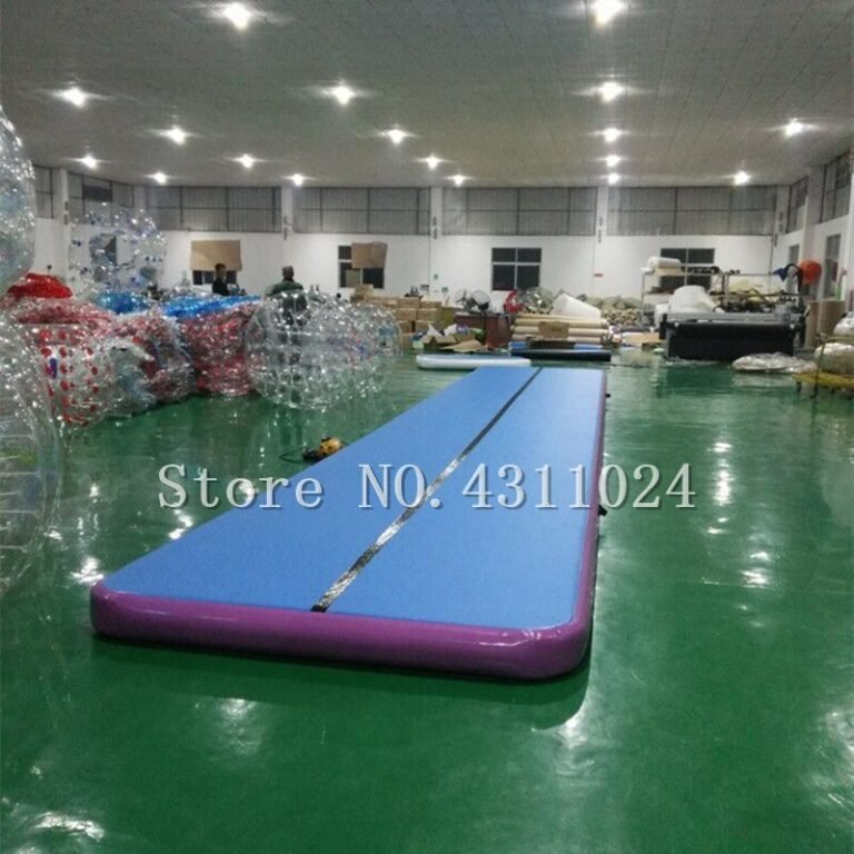 Inflatable 15x2x02m Gymnastics Tumble Track Mat For Training Exercise ...