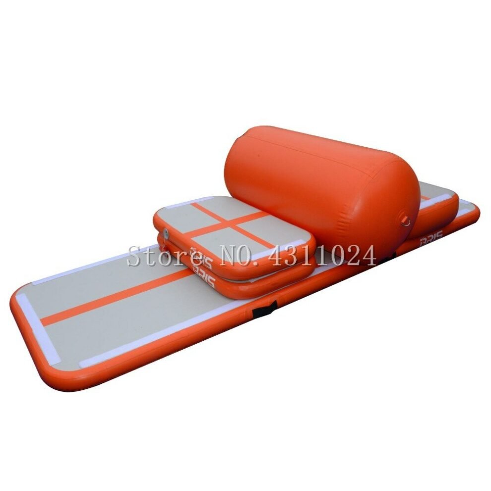 Home Edition Inflatable Tumbling Mat Air Track Set With Pump ...