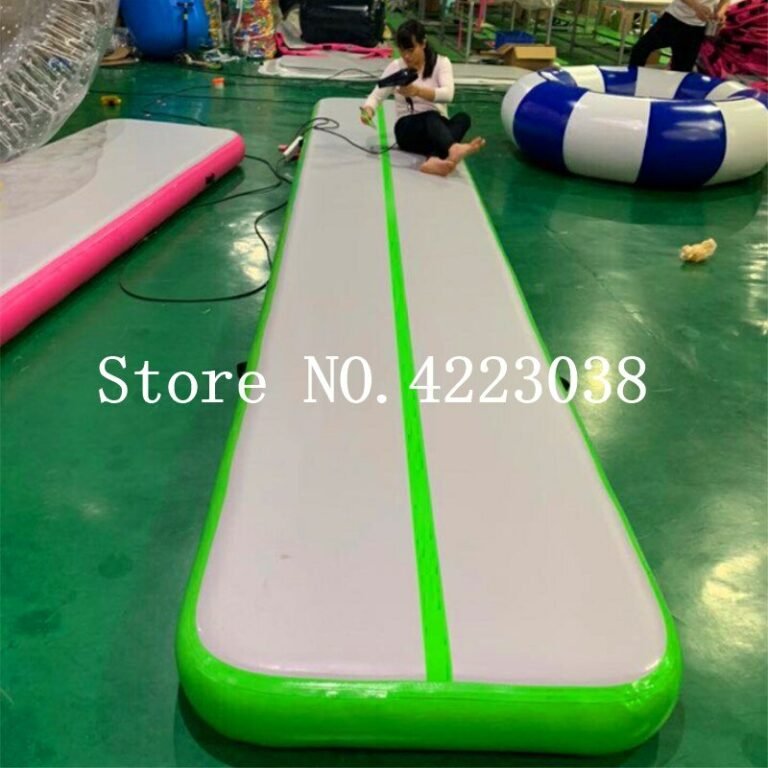 Inflatable 6x1x02m Water Floating Gymnastics Air Track Mat Trampoline ...