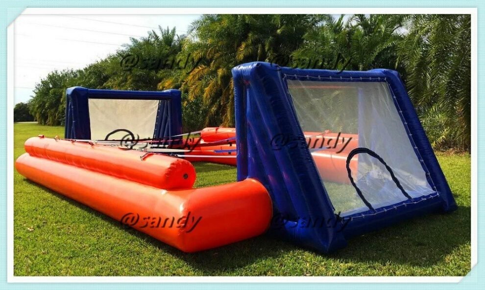 Giant Inflatable Outdoor Foosball Soccer Field For Adults And Kids ...