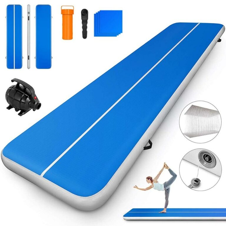Home Training Inflatable Gymnastics Airtrack Tumbling Mat Beach ...