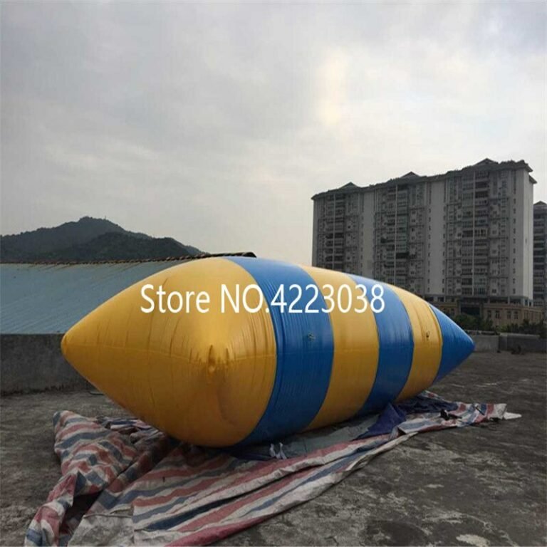 6x2m Inflatable Water Blob Jump Pillow Trampoline With Pump For Outdoor ...