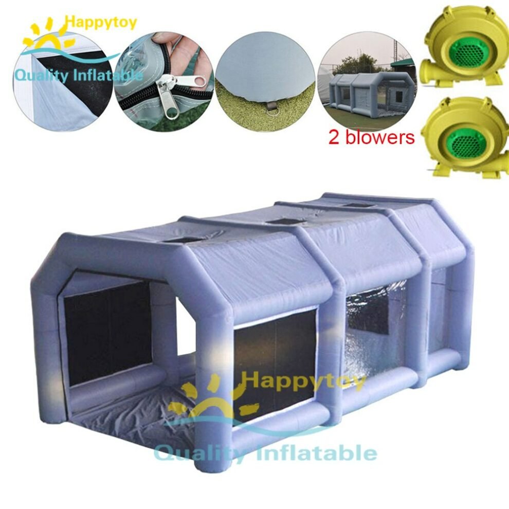 Inflatable Giant Car Spray Paint Booth Workstation Garage Shelter Cover ...