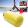 Home Fitness Inflatable Yoga Cylinder Gymnastics Air Roller Bouncer Mat ...