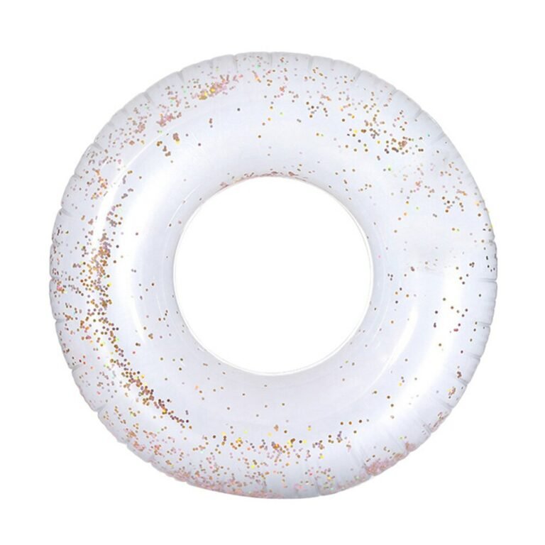 Transparent Sequin Inflatable Pool Float Ring For Adults Children ...