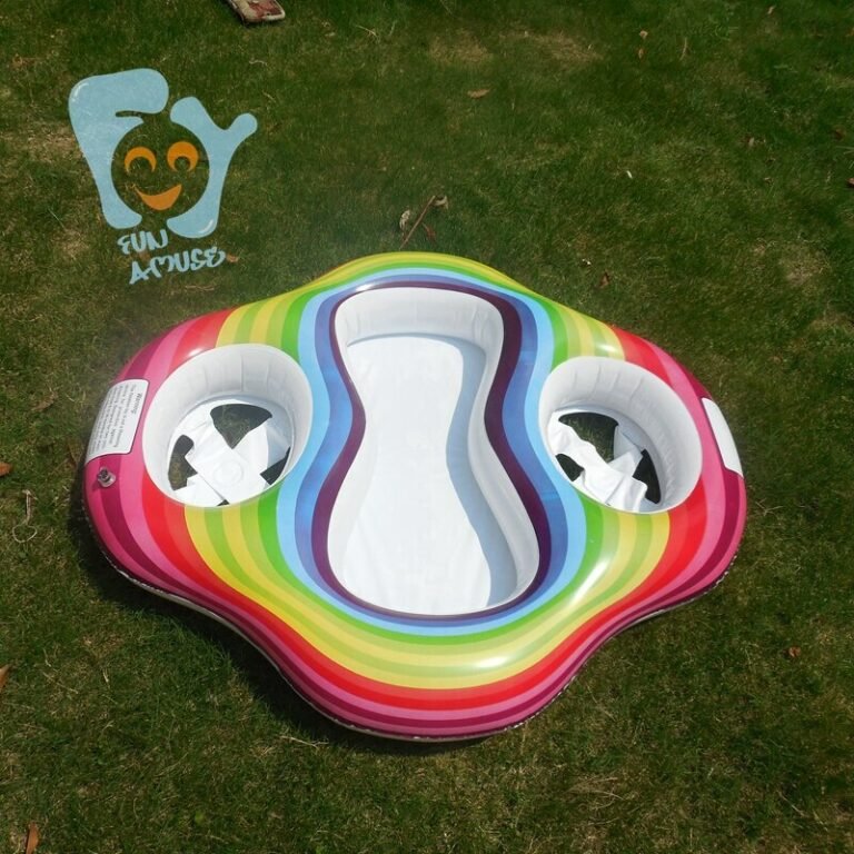 Double Seat Baby Inflatable Swim Float Water Pool Fun Toy - WeFlatables ...