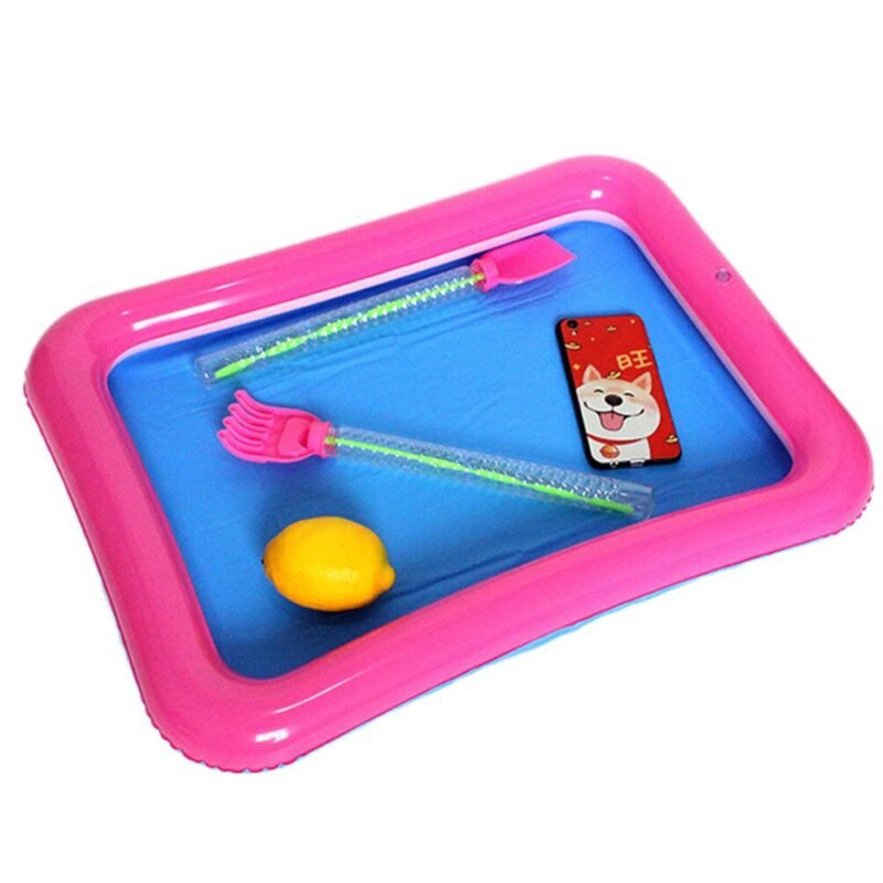 Indoor Inflatable Sandbox Play Tray For Childrens Clay Sand Activities ...