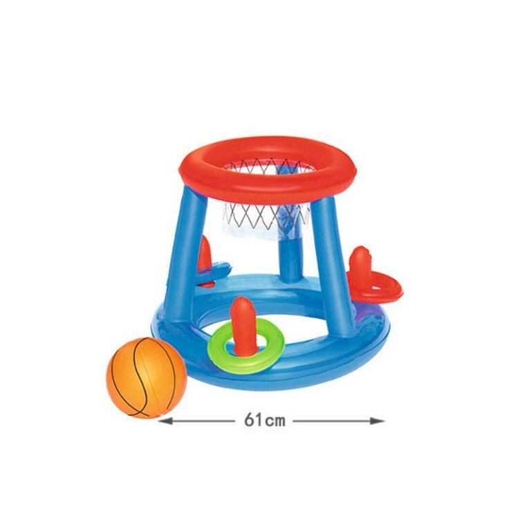 Inflatable Water Basketball Hoop Pool Floating Game Toy For Kids ...