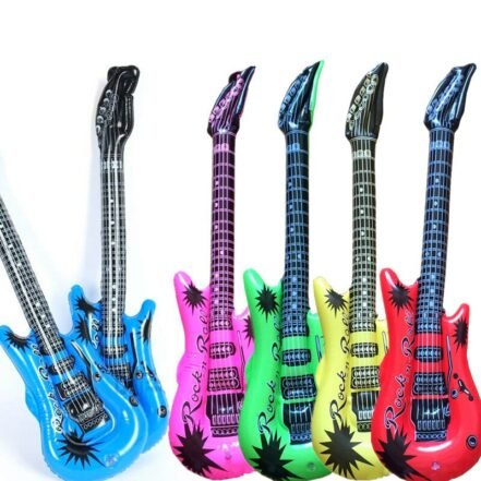 Guitar Inflatable Swim Ring Float For Kids Adults Beach Pool Toy ...