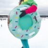Thickened Kids Adult Donut Snow Sled Tube Lightweight Wearresistant ...