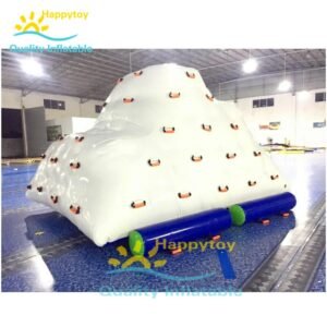 Inflatable Floating Island Water Iceberg Park Toys Rock Climbing Wall ...