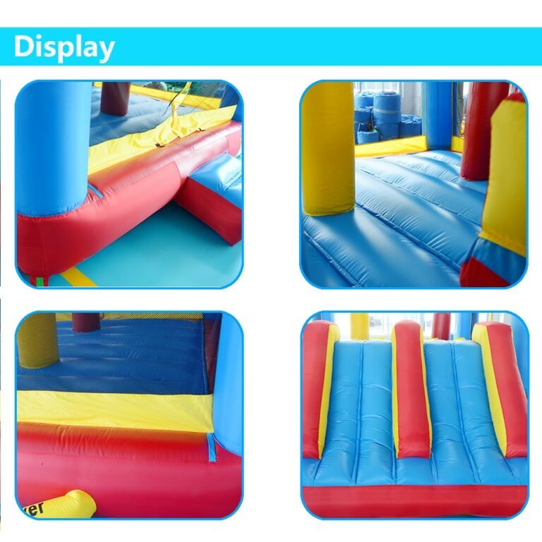 Kids Doublesided Inflatable Bounce House Outdoor Party Jumping Castle ...