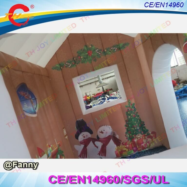 3x3m Santa Claus Inflatable Grotto Tent For Outdoor Christmas ...